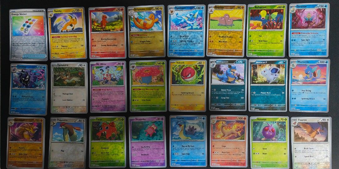 Pokemon 151 Scarlet and Violet Reverse Holo, Hobbies & Toys, Toys ...