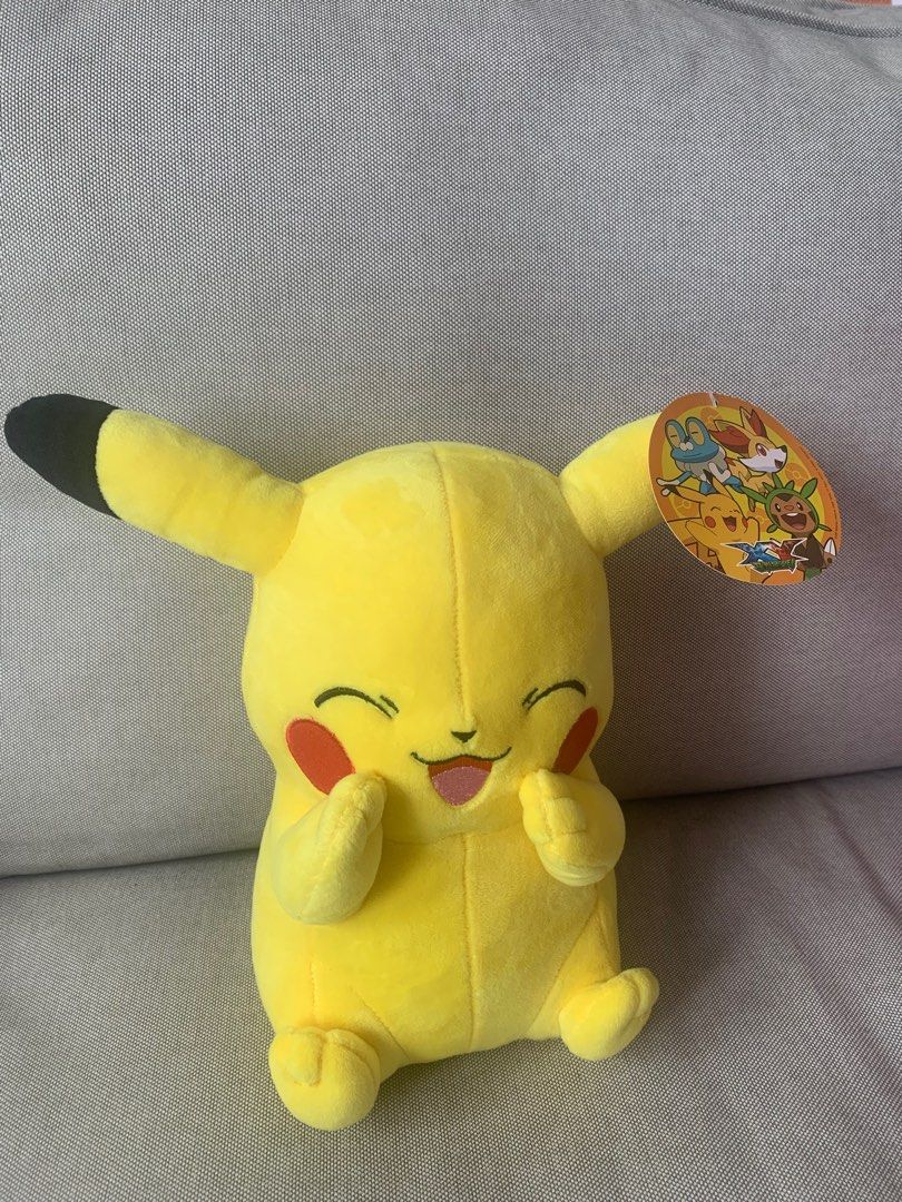Pokemon Pikachu Plushie Soft Toy, Hobbies & Toys, Toys & Games on Carousell