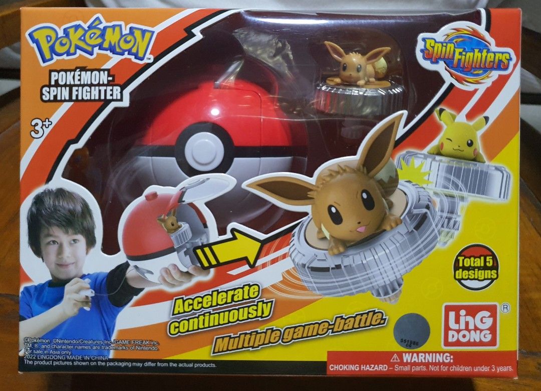 Authentic Pokemon Spin Fighters / Face Off Changing - Mew / Grookey ...