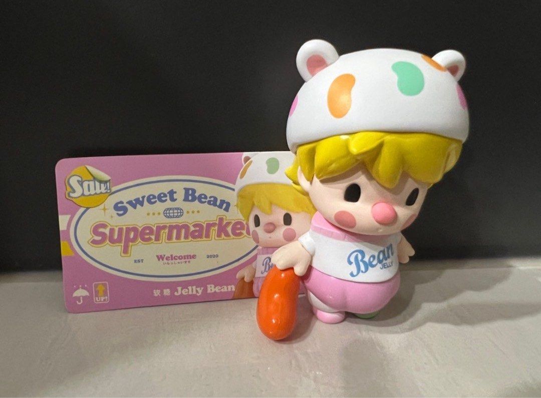 popmart cute sweet bean toy display, Hobbies & Toys, Toys & Games on ...
