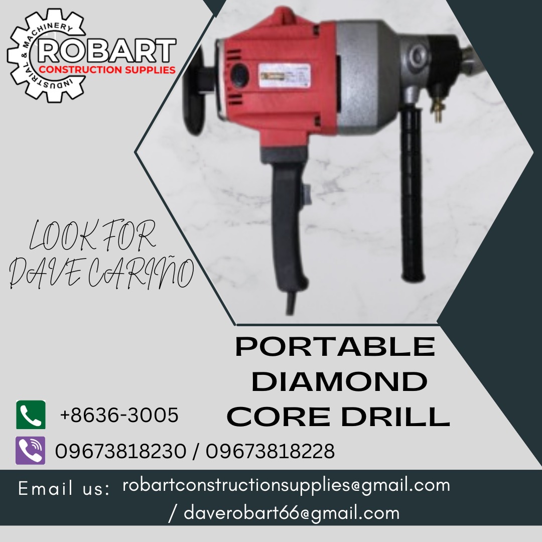 PORTABLE DIAMOND CORE DRILL, Commercial & Industrial, Construction ...