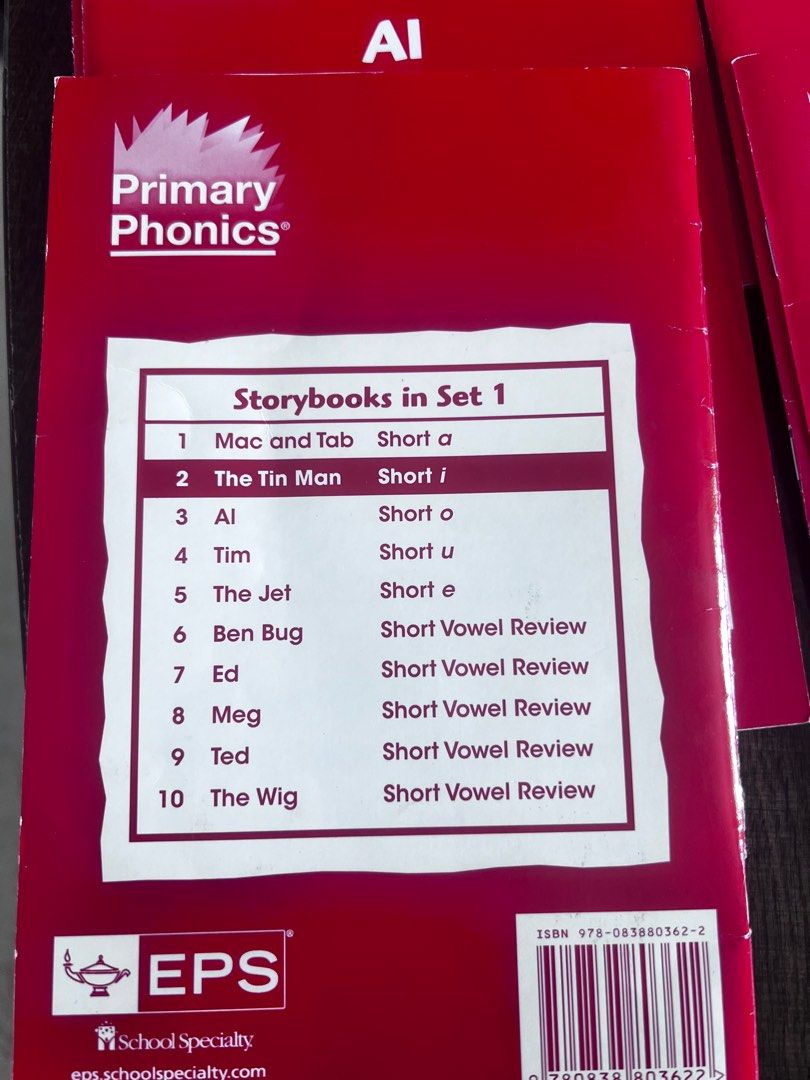 Primary Phonics Set 1, Hobbies & Toys, Books & Magazines, Children's ...
