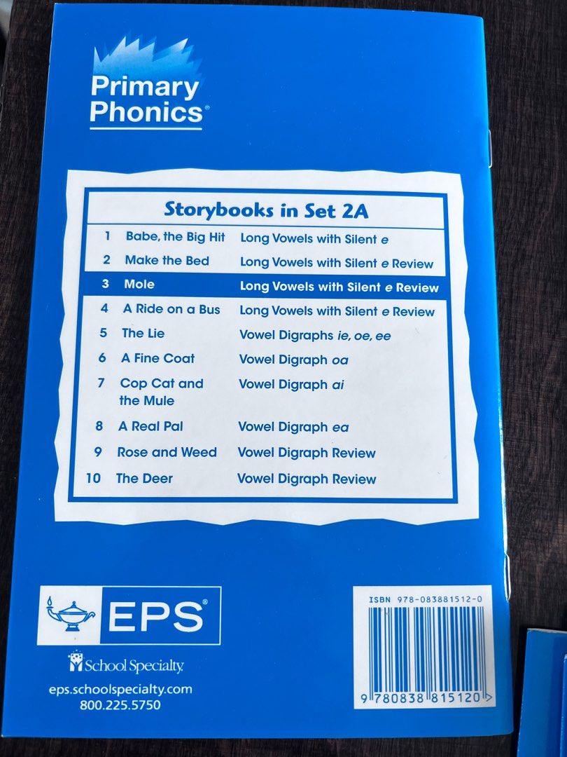 Primary Phonics Set 2A ( 10 books), Hobbies & Toys, Books & Magazines ...