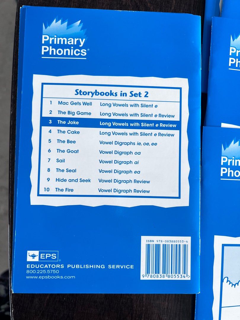 Primary Phonics Set A (10 books)/ Montessori, Hobbies & Toys, Books ...