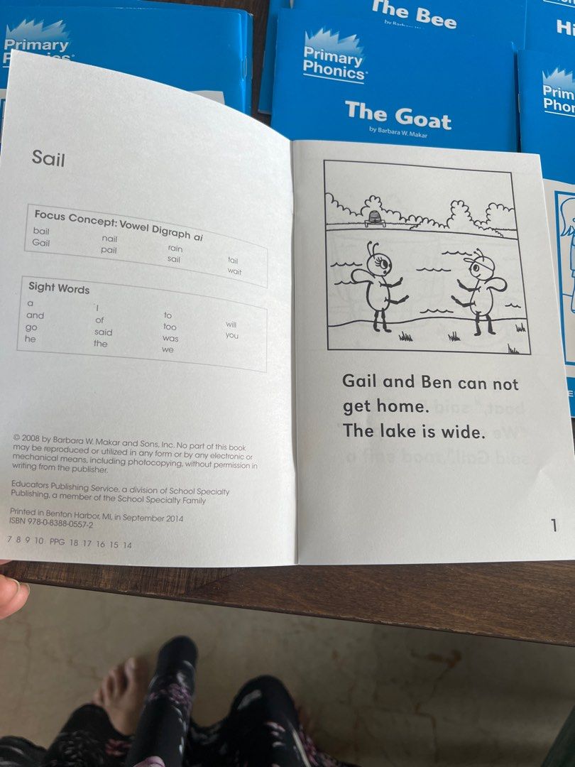 Primary Phonics Set A (10 books)/ Montessori, Hobbies & Toys, Books ...