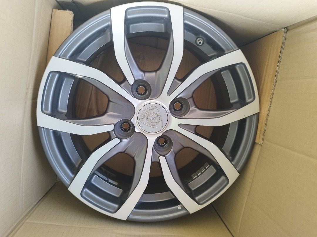 Proton Iriz Original Sport rim 15 Complete Set, Auto Accessories on ...