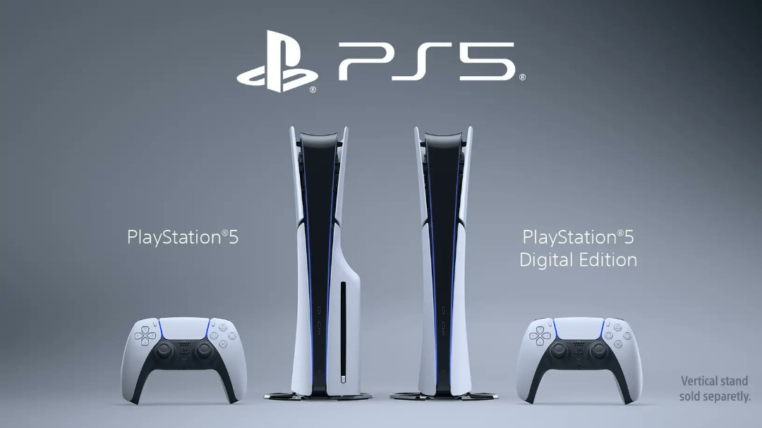 PS5 Slim Disc / Digital Console, Video Gaming, Video Game Consoles ...