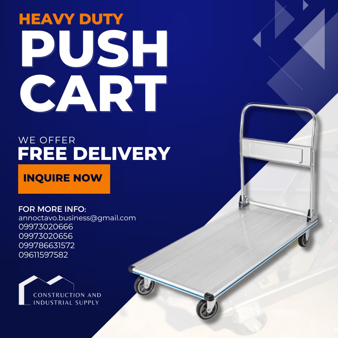 Push Cart | Utility Cart | Handy Cart | Steel Push Cart | Hand Pallet ...