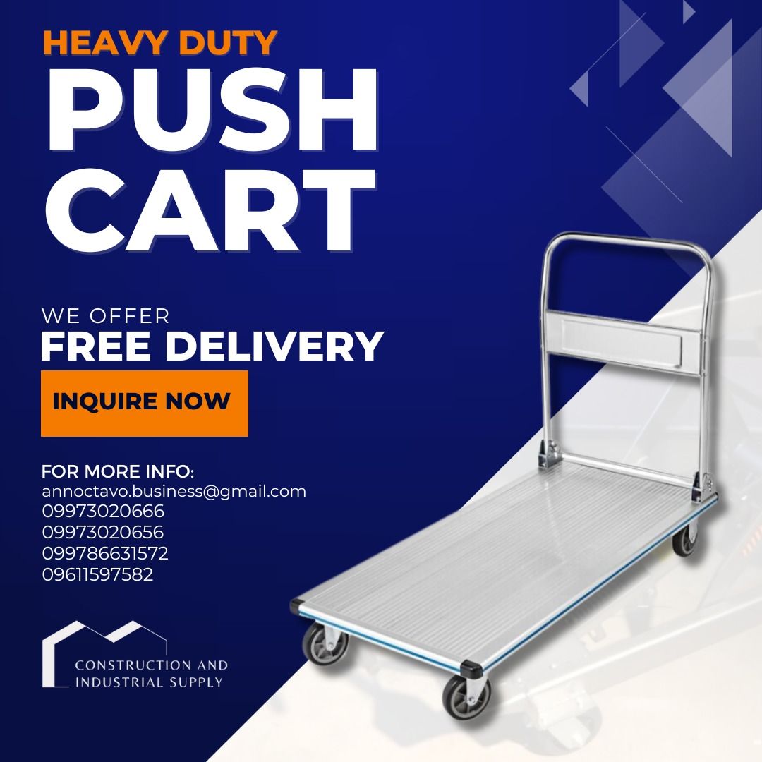 Push Cart | Utility Cart | Handy Cart | Steel Push Cart | Hand Pallet ...