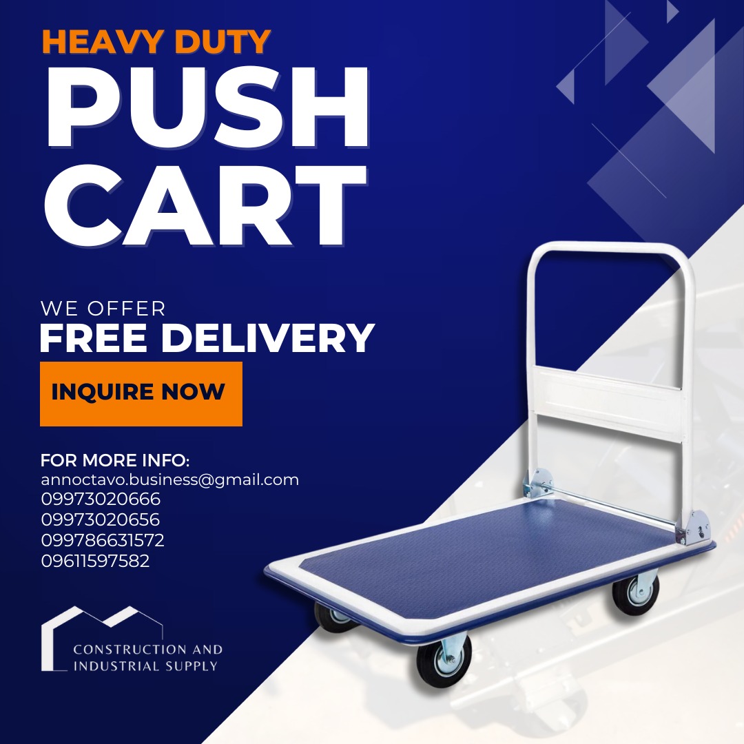Push Cart | Utility Cart | Handy Cart | Steel Push Cart | Hand Pallet ...