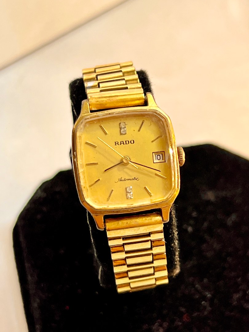 RADO Vintage Gold (gp) Ladies watch, Luxury, Watches on Carousell