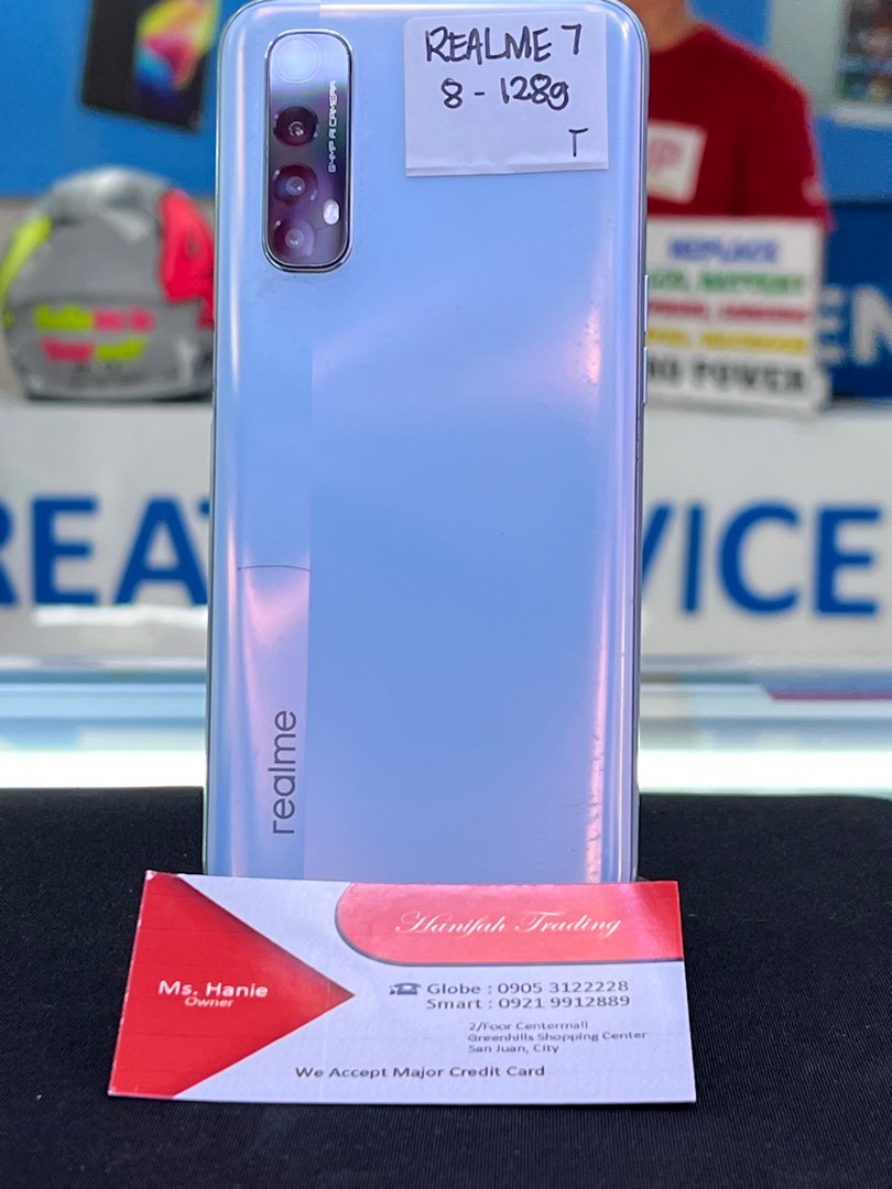 Realme 7 8g RaM 128g Expandable memory Mist Blue Impressive for Gaming ...