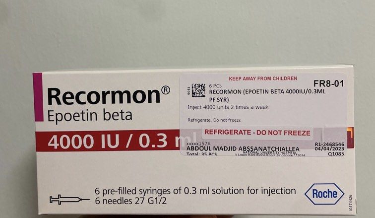 Recormon Epoetin beta, Health & Nutrition, Medical Supplies & Tools on ...
