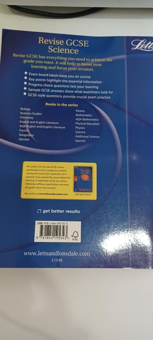 Revise GCSE Complete Study & Revision Guide - Science, Hobbies & Toys ...