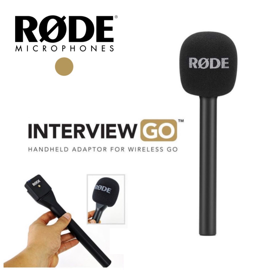 RODE Interview GO Handheld Mic Adapter for the Wireless GO, Audio ...