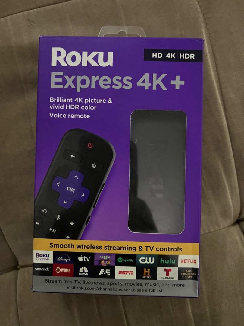 Roku Express 4K + (HD/4K/HDR), TV & Home Appliances, TV & Entertainment ...