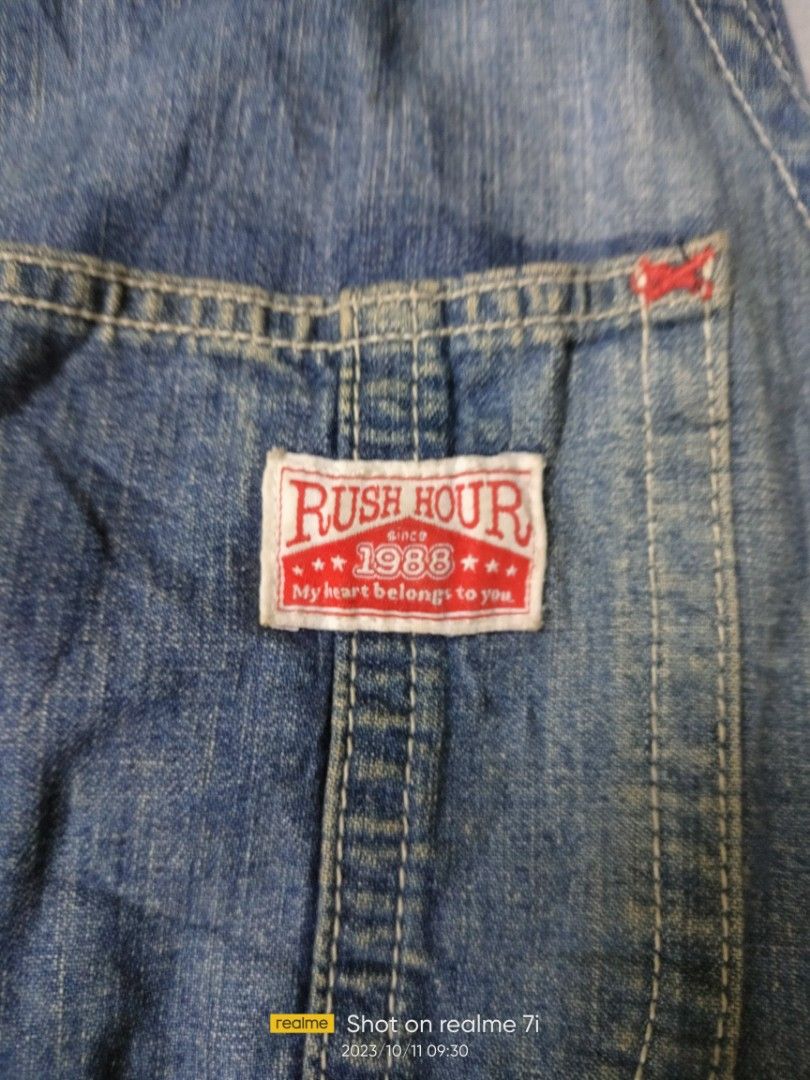 Rush hour overall, Men's Fashion, Coats, Jackets and Outerwear on Carousell