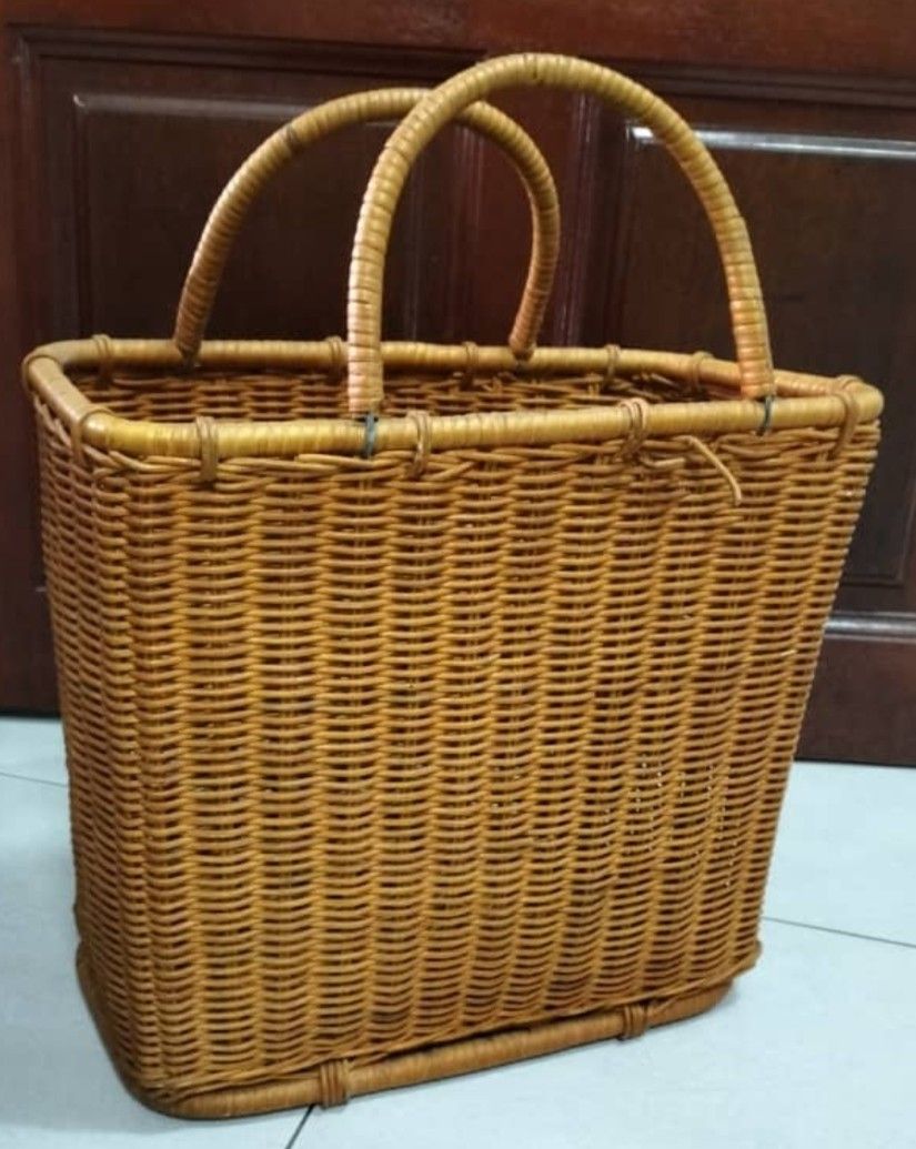 Rustic Original Malaysian Rattan Basket, Everything Else, Others on ...