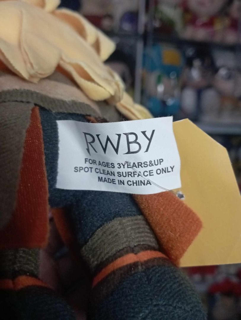 RWBY Set 8-Inch Ruby Rose Yang Xiao Long Blake Belladonna Anime Plush ...