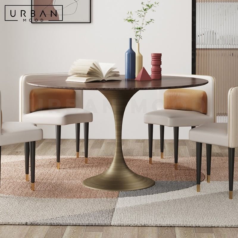 RYLAN Modern Sintered Stone Dining Table, Furniture & Home Living ...
