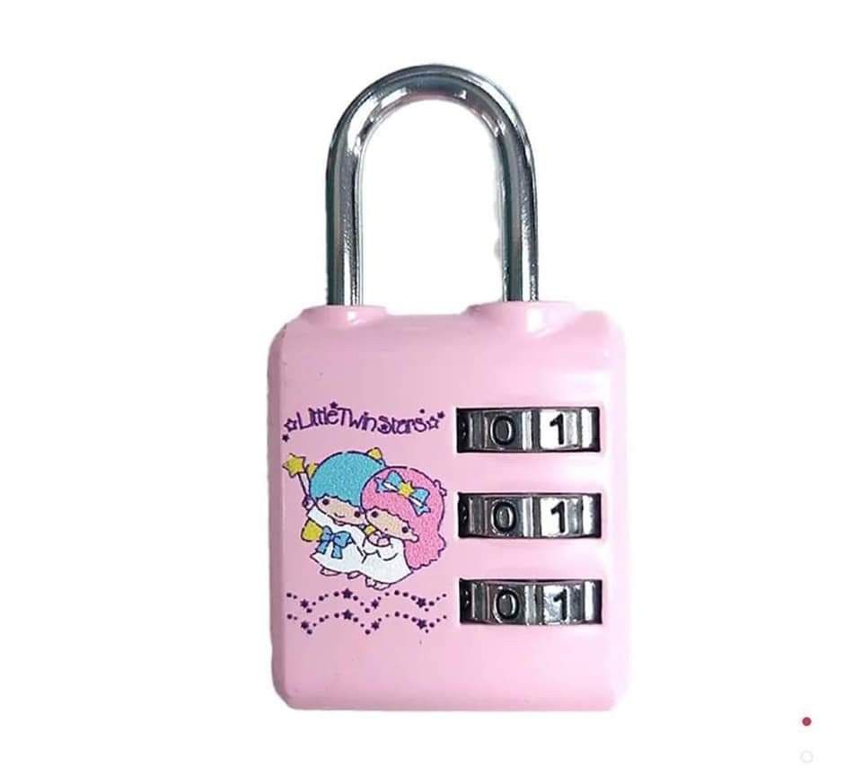 Sanrio License Numbered Combination Padlock Little Twin Stars Melody ...