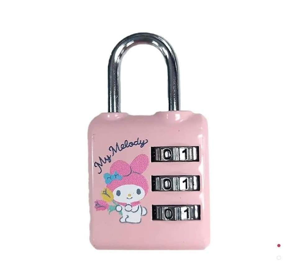 Sanrio License Numbered Combination Padlock Little Twin Stars Melody ...
