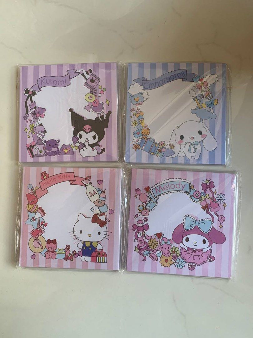 Sanrio memo sheets, Hobbies & Toys, Stationery & Craft, Other ...