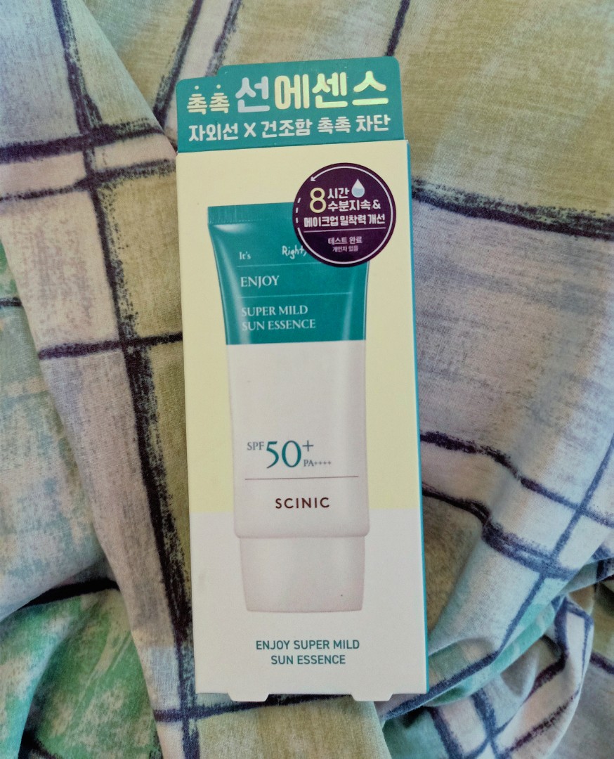 Scinic Enjoy Super Mild Sun Essence SPF 50+ PA++++ 50mL, Beauty ...