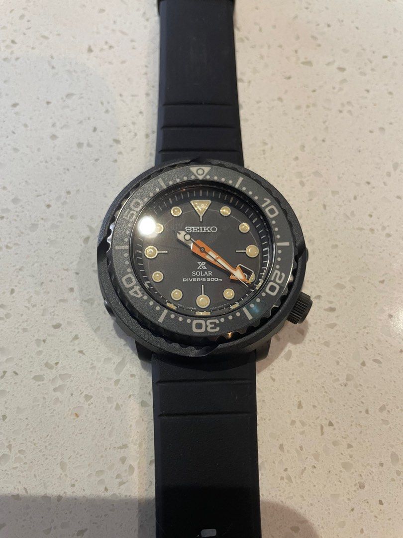 Seiko Prospex SNE577P1 Black Series Street Tuna Limited Edition Watch ...