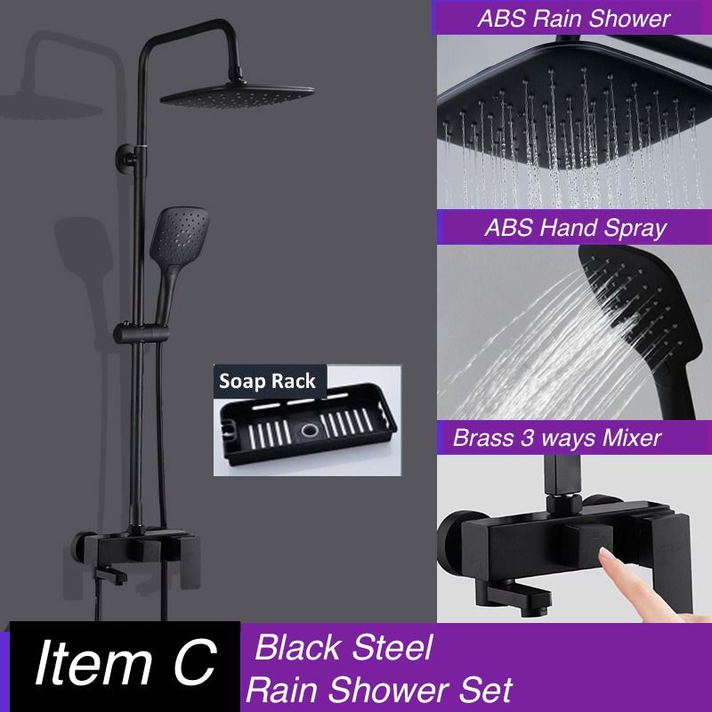 shower set rain shower bathroom accessory shower mixer, Furniture ...