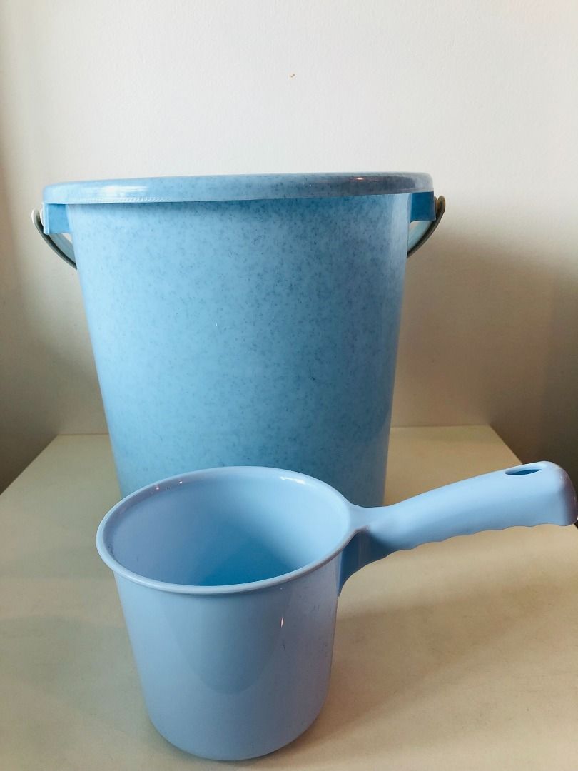 Shower Water Pail Ladle Baldi Senduk Mandi Air, TV & Home Appliances ...