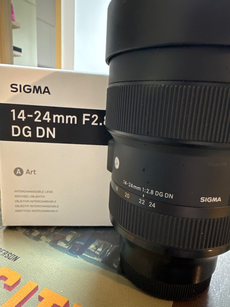 Sigma 14-24mm f2.8 sony e mount, 攝影器材, 鏡頭及裝備 - Carousell
