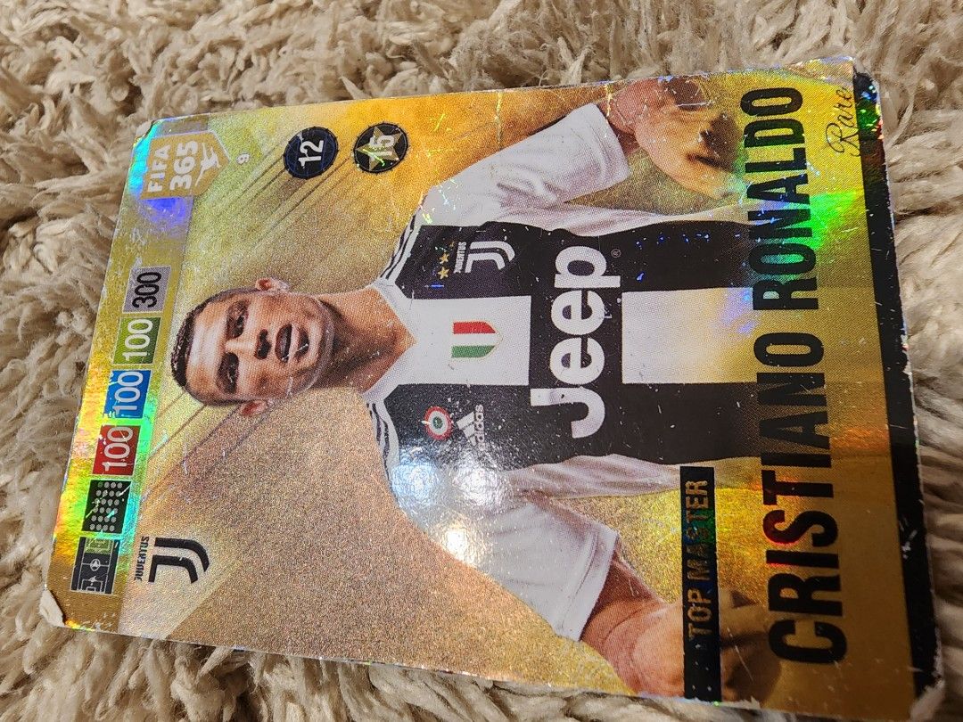 SIGNED Marco Verrari card + Top Master Cristiano Ronaldo 100 card ...