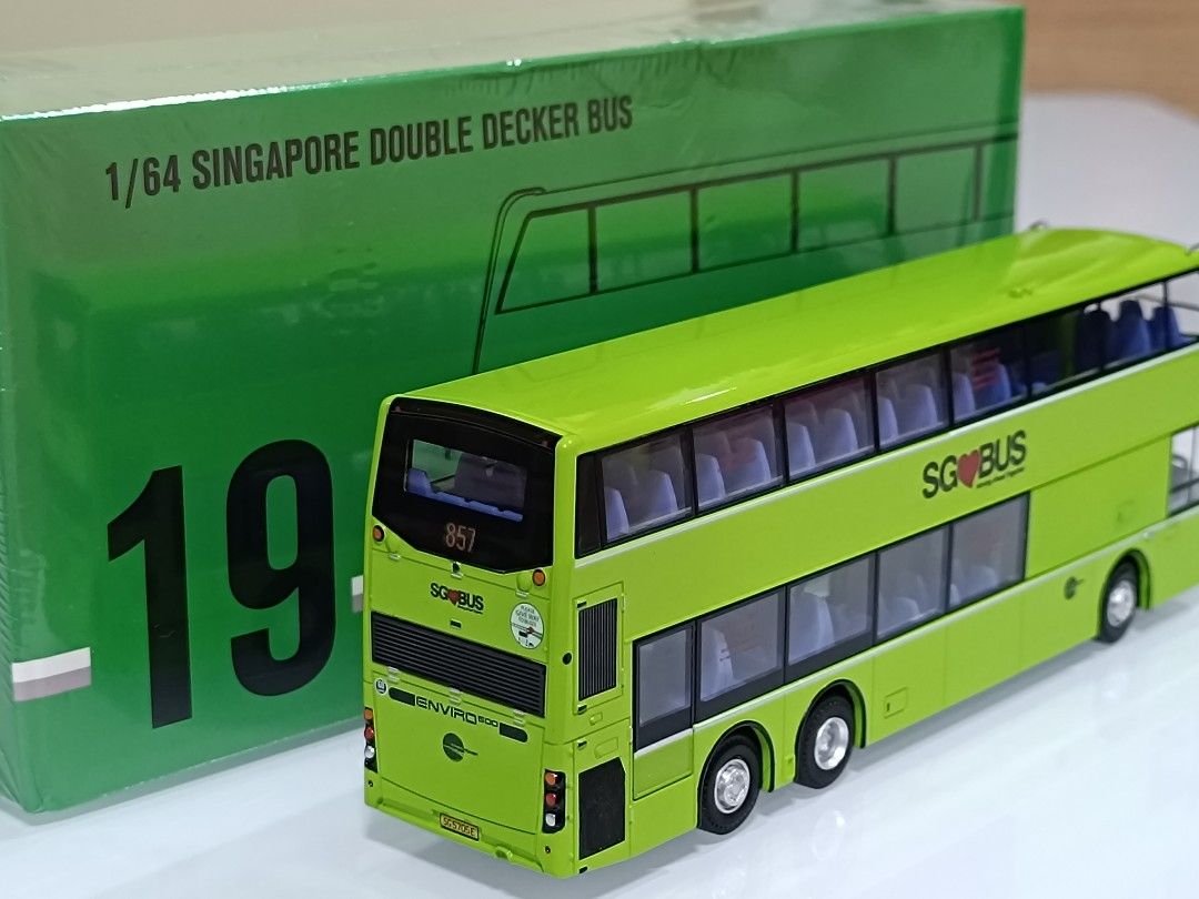 Singapore SMRT & Tower Transit Double Decker Scale 1/64 set by ...