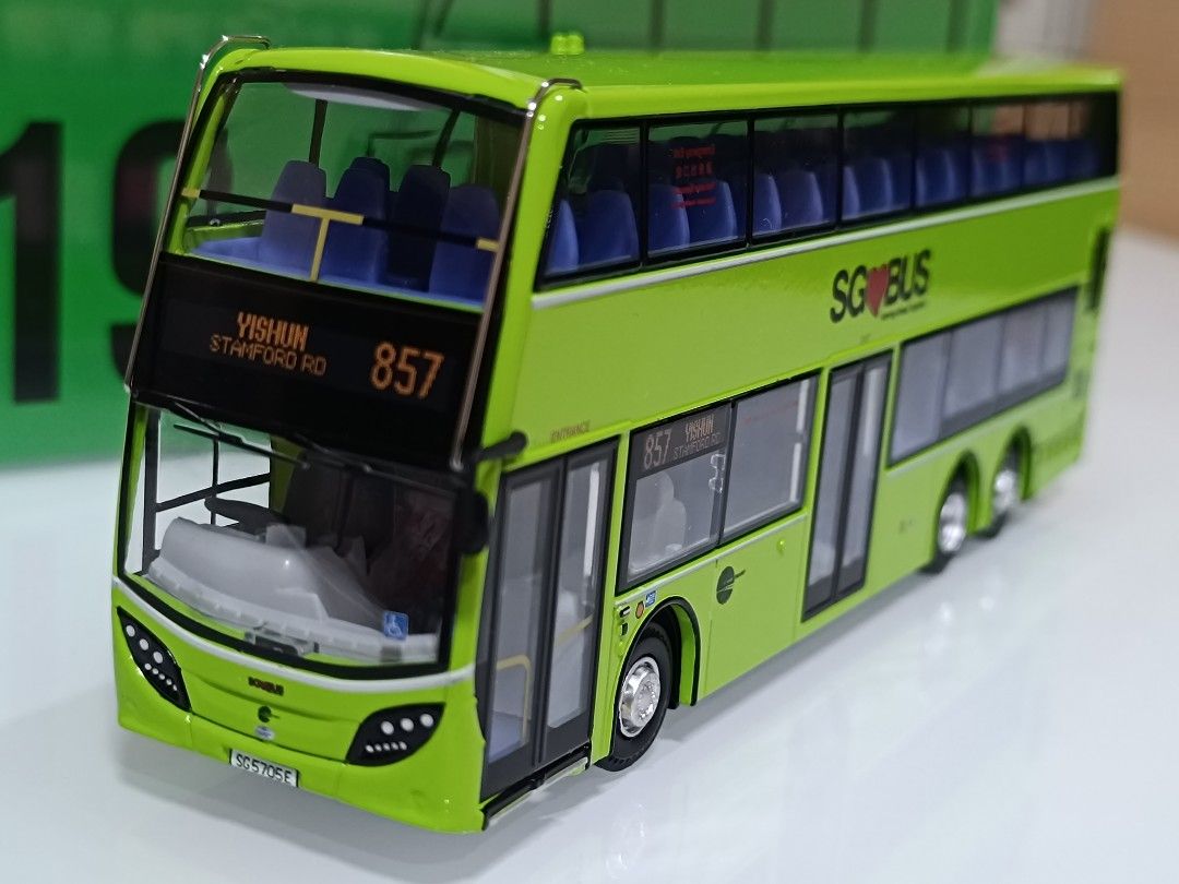 Singapore SBS Transit, GoAhead, SMRT , Tower Transit Double Decker Buses Volvo B9TL/Enviro500 ...