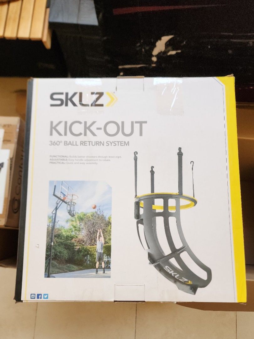 SKLZ Kick-Out Basketball Shooting Drill Ball Return Attachment, Sports ...
