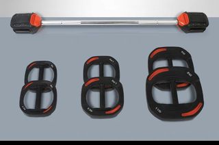 Lesmill smart barbell with weights bodypump, Sports Equipment, Exercise ...