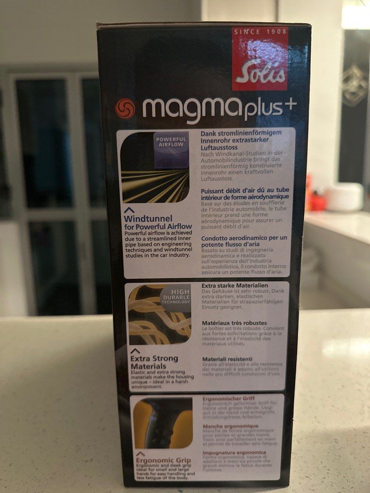 Solis Magma plus iconic hairdryer, Beauty & Personal Care, Hair on ...