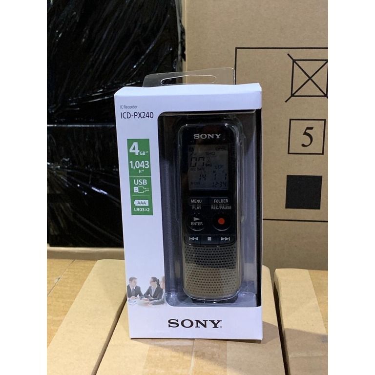 Sony ICD PX240 Digital Voice Recoder, Audio, Voice Recorders on Carousell