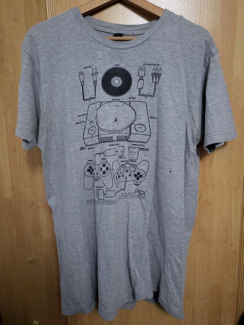 Sony Play Station PSX Console Tshirt, Men's Fashion, Tops & Sets ...