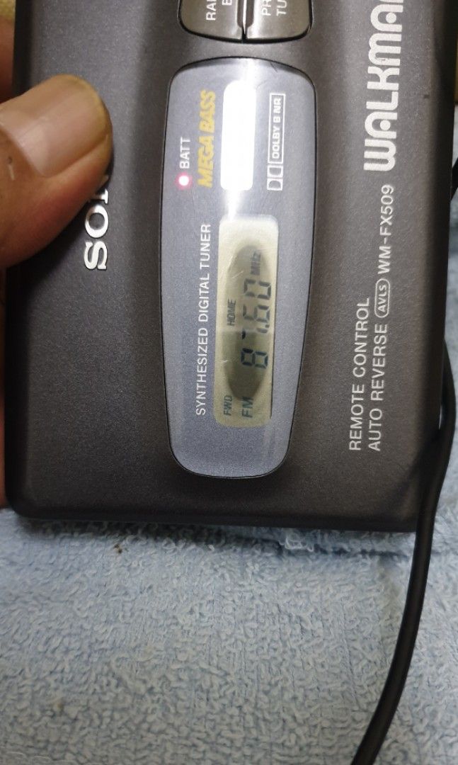Sony WalkMan WM-FX509 MEGA BASS, Audio, Portable Music Players on Carousell