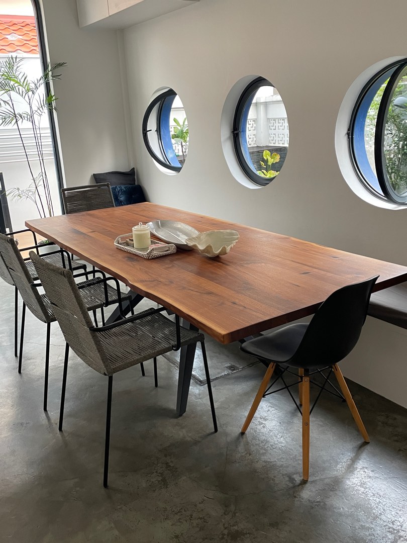 Soul & Tables Dining Table Solid Wood, Furniture & Home Living ...