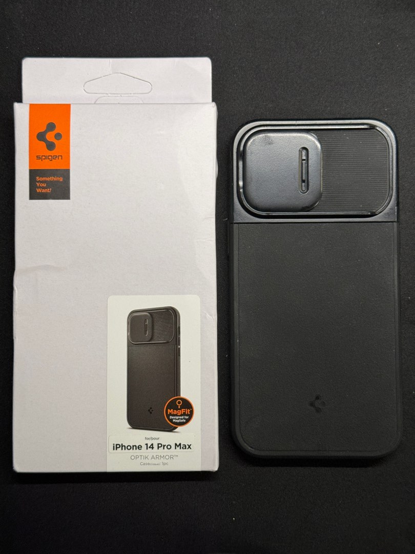 Spigen Optik Armor for iPhone 14 Pro Max, Mobile Phones & Gadgets ...