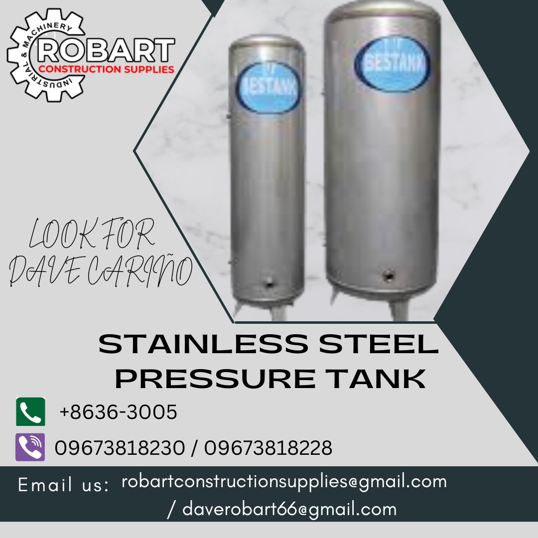 STAINLESS STEEL PRESSURE TANK, Commercial & Industrial, Construction ...