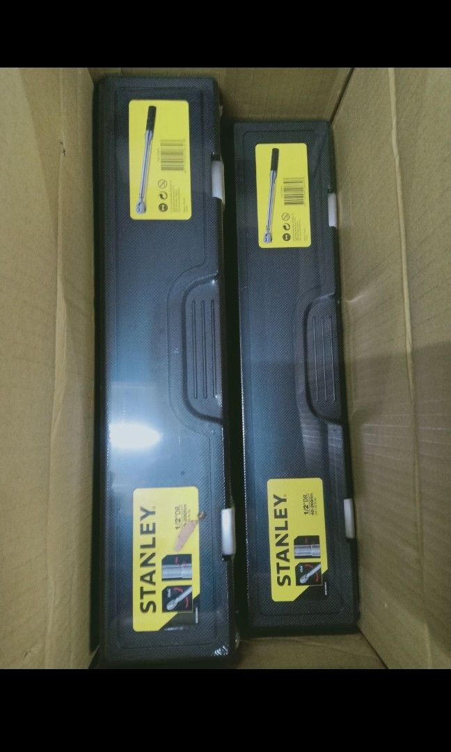 STANLEY TORQUE WRENCH 1/2 DRIVE CLICK.TYPE #73-590 30 -150 FT (40-200NM ...