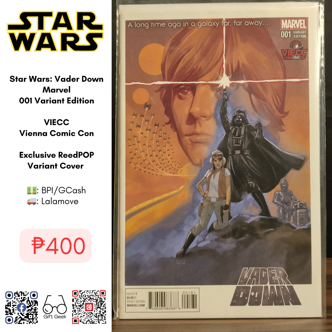 Star Wars: Vader Down Marvel 001 Variant Edition VIECC Vienna Comic Con ...