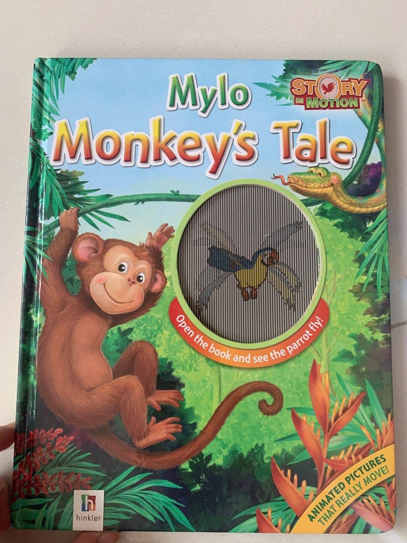 Story Motion book - Mylo Monkey’s Tale, Hobbies & Toys, Books ...