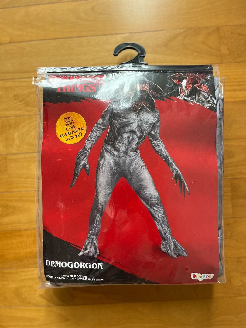 Stranger Things Demogorgon Costume for Adults, Men's Fashion, Tops ...
