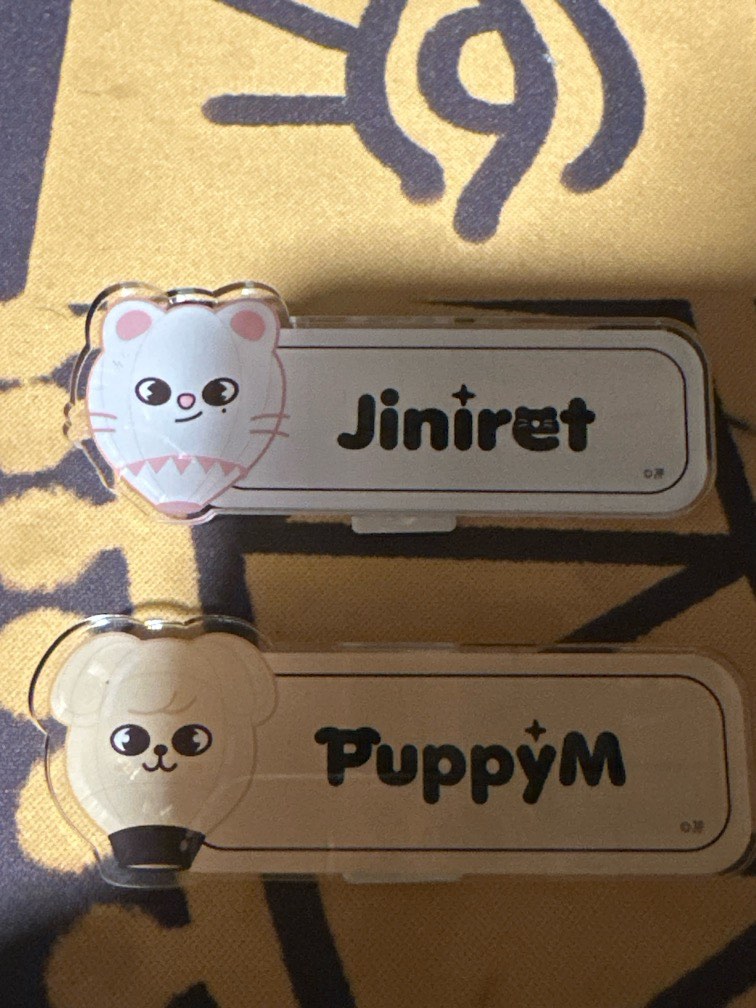 Stray kids skzoo random name badge, 興趣及遊戲, 收藏品及紀念品, 韓流 - Carousell