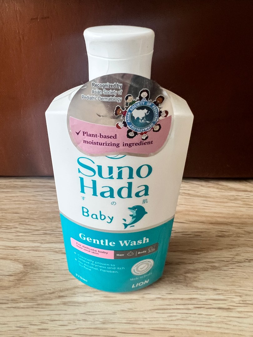 Sunohada Baby Gentle wash 270ml, Babies & Kids, Bathing & Changing ...